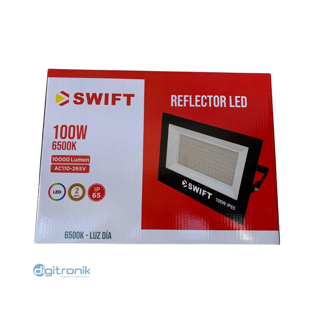 REFLECTOR LED 100W 100LM/WATT 6500K SWITF AC180-265V IP65 XTG001A ...