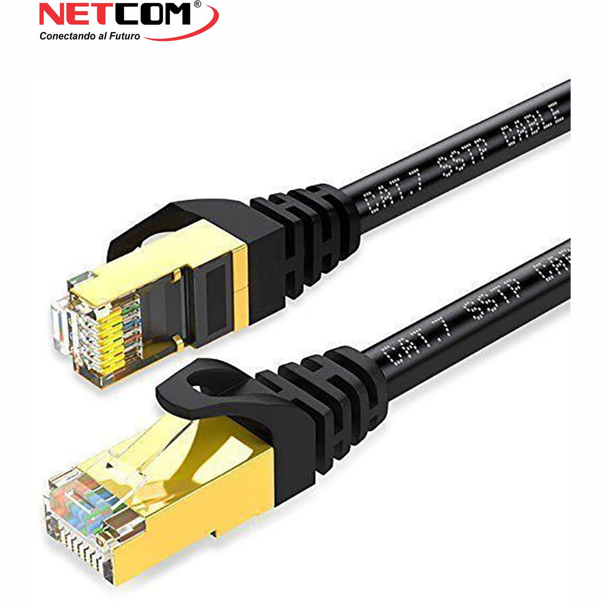 PATCH CORD RJ45 CAT 7 DE 10MTS NETCOM PE-NW0226 – digitronik