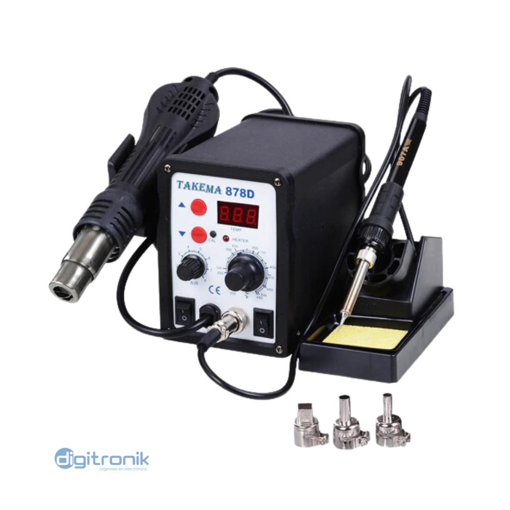 ESTACION DE CALOR DIGITAL TAKEMA 878D – digitronik