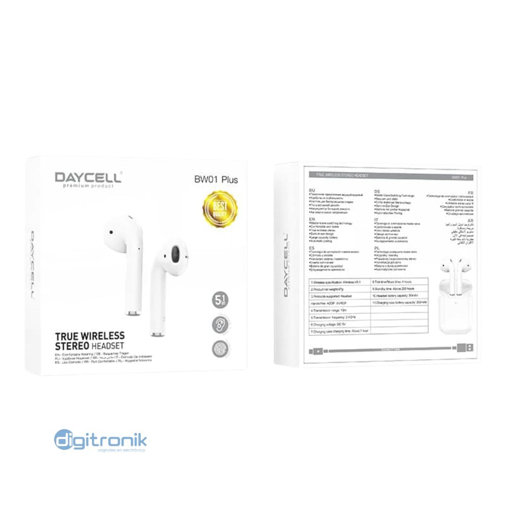 AURICULAR BLUETOOTH DAYCELL BW01 – digitronik